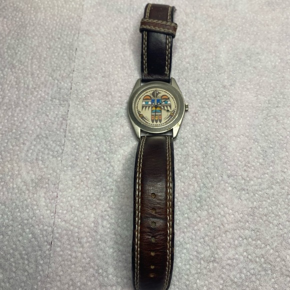 Accessories | Vintage Cardini Black Apache Watch | Poshmark